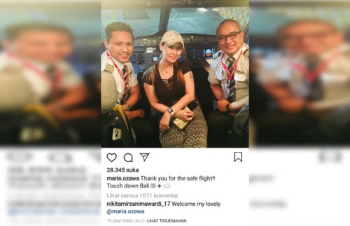 Maria Ozawa ke Bali, Warganet: Pasti Dapat Jatah | MalangTIMES