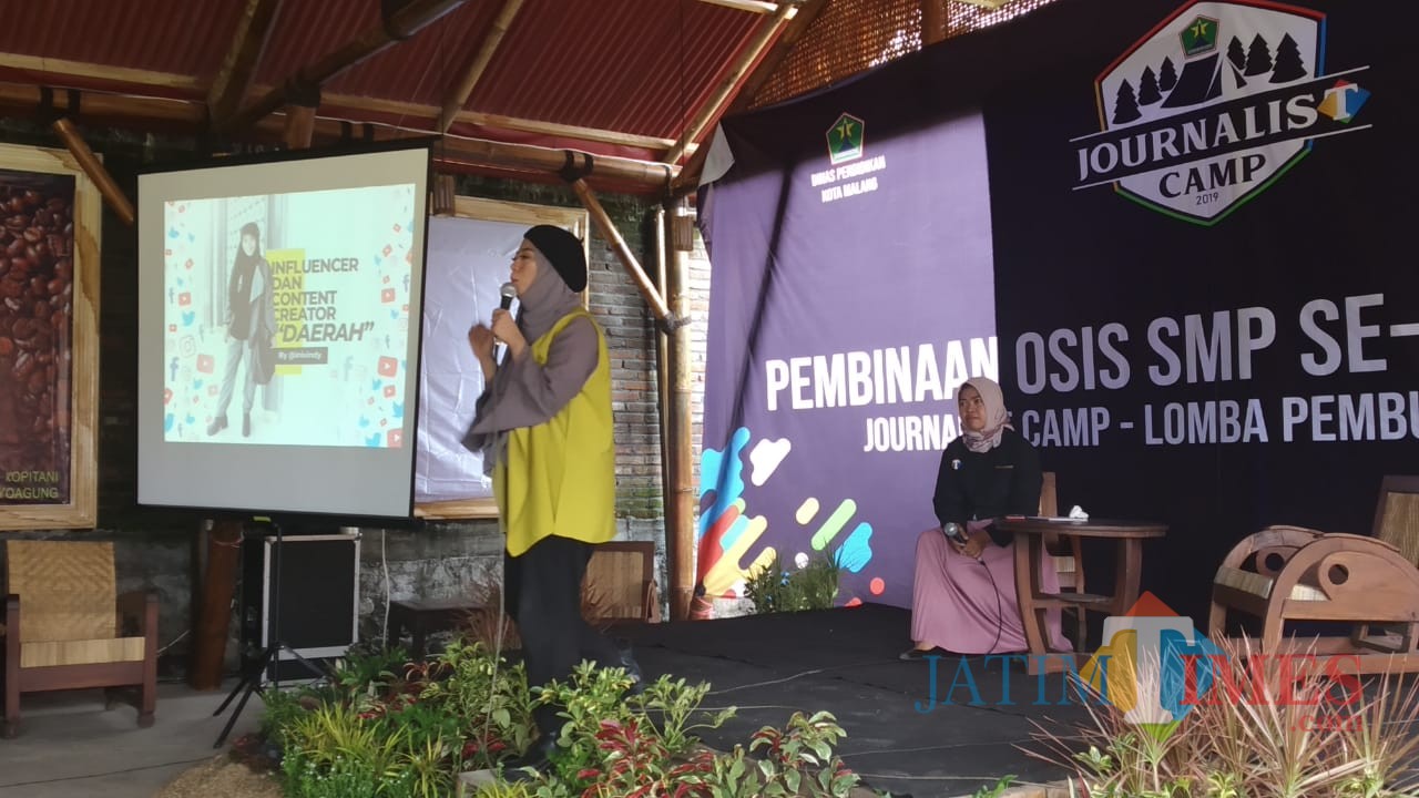 Ini Vindy Bagi Tips Sukses jadi Youtubers di Journalist Camp 2019 ...