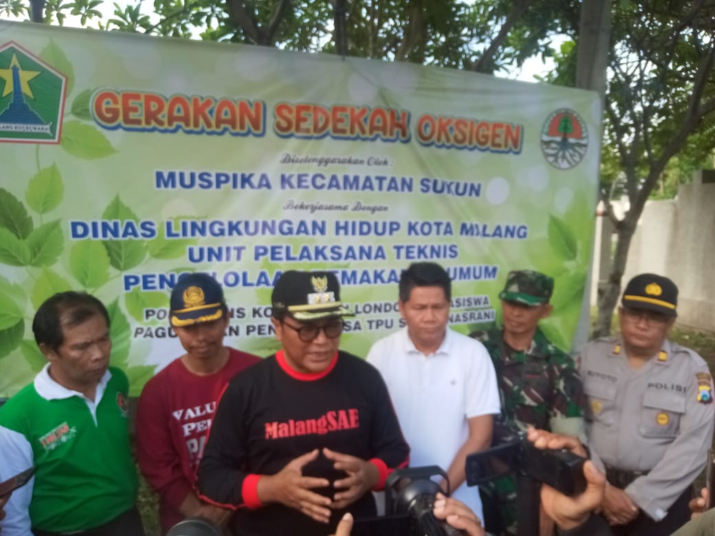 684 Pohon Ditanam di TPU Nasrani Sukun, Program Sedekah Oksigen dan Pohon Kenangan Tuai ...