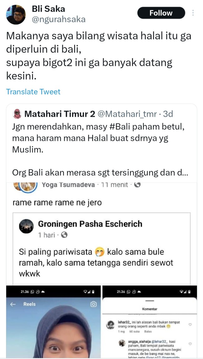 Bikin Konten Tips Cari Makanan Halal di Bali, Selebgram Ini Malah ...