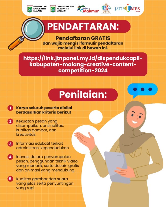 Dispendukcapil Kabupaten Malang Gelar Lomba Creative Content ...