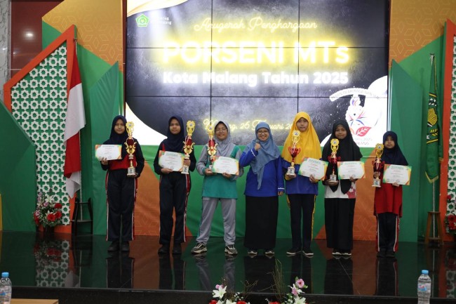 Porseni MTs 2025 Resmi Ditutup, Berikut Daftar Para Juara Tiap Cabang ...